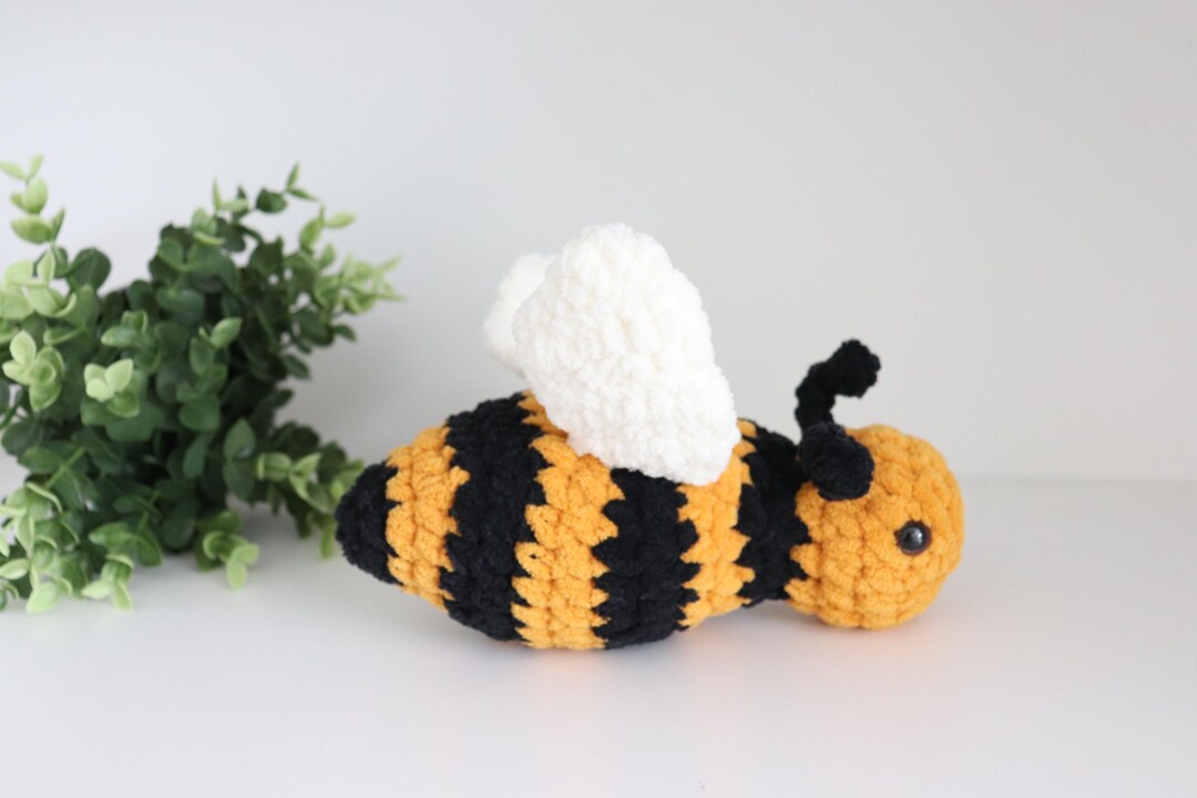 Crochet Bumble Bee, Crochet Bee Plushie, Bumble Bee Plushie, Baby Bee ...