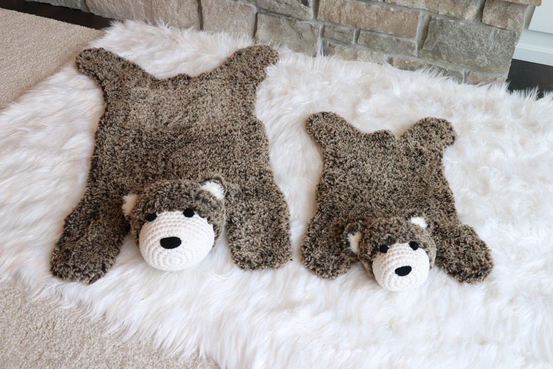 Bear Rug Bear Rug Nursery Bear Lovey Nursery Bear Rug - Etsy