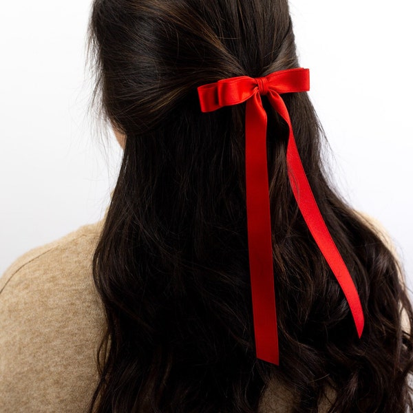 Red Bow - Etsy