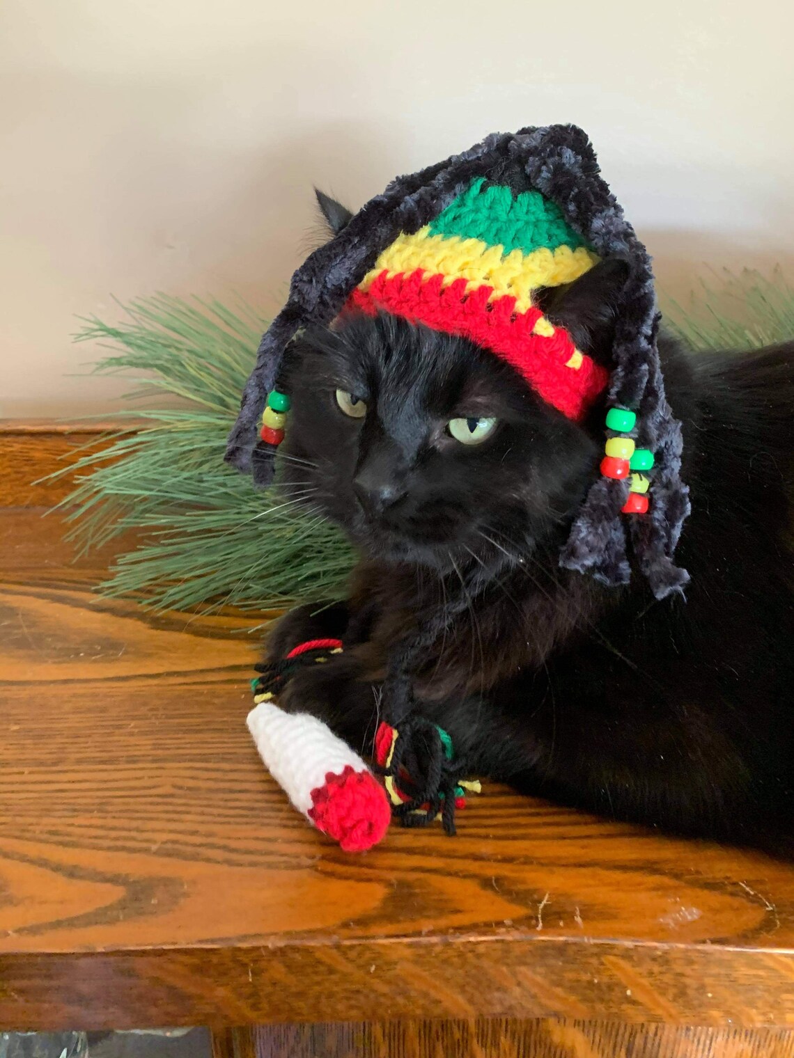 Rasta Hat Rastafarian Jamaican Hats for Cats Cat Costumes | Etsy