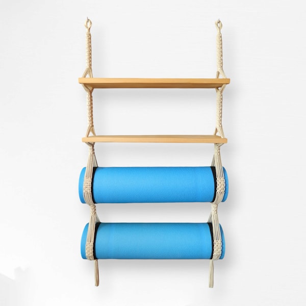 Yoga Mat Wall Holder - Etsy