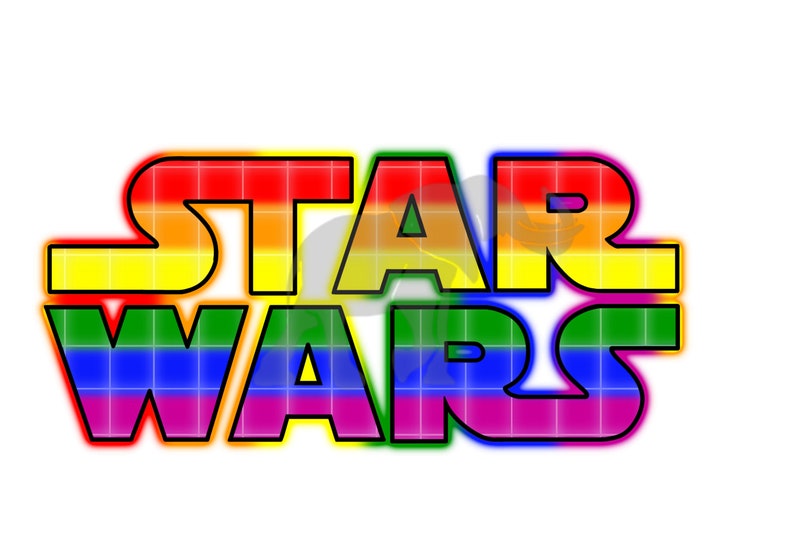 Star Wars Rainbow PNG - Etsy
