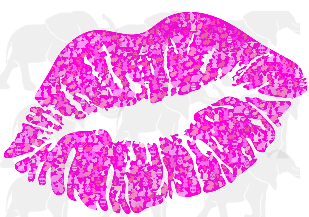 Easter Lips PNG - Etsy