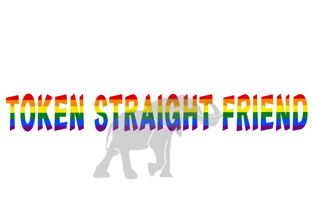 Token Straight Friend - Etsy