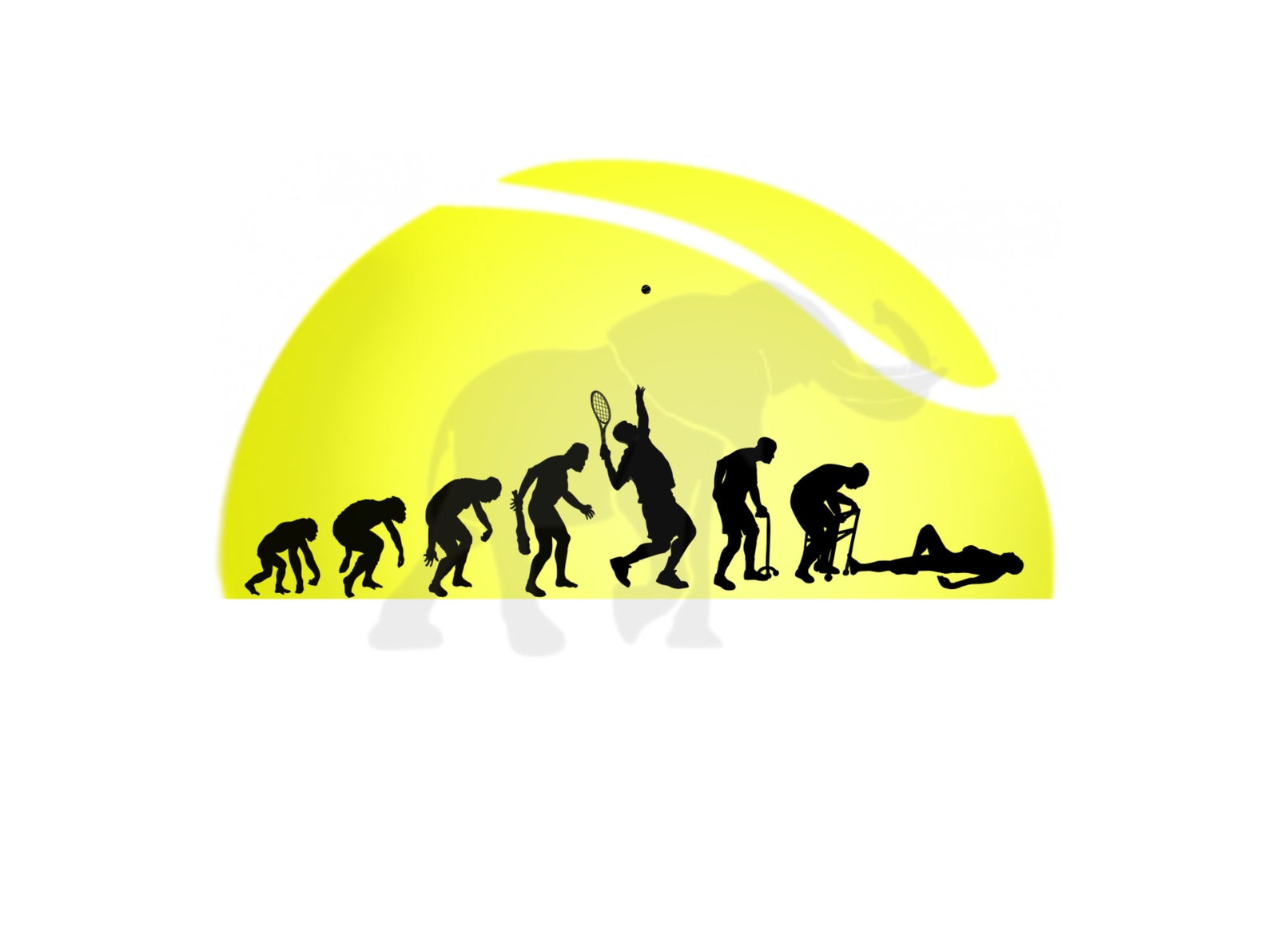 Evolution of Tennis PNG Sublimation Digital Design - Etsy