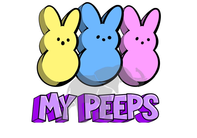 My Peeps PNG - Etsy
