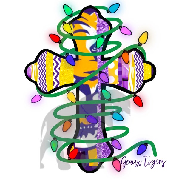 Lsu Cross - Etsy