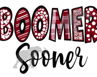 Boomer Sooner OU PNG Digital File - Etsy