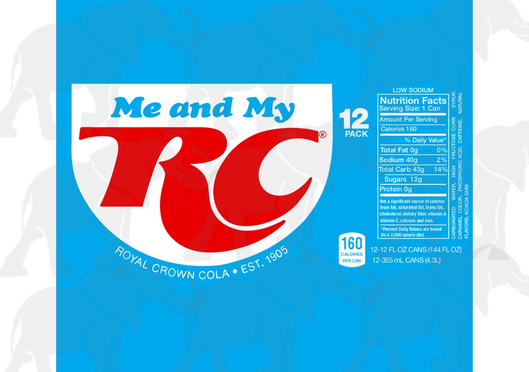 RC Cola 20 Oz Tumbler Design PNG - Etsy