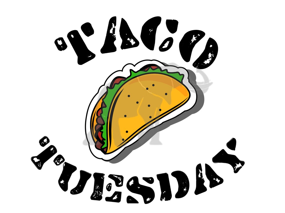 Taco Tuesday PNG Sublimation Digital Download - Etsy