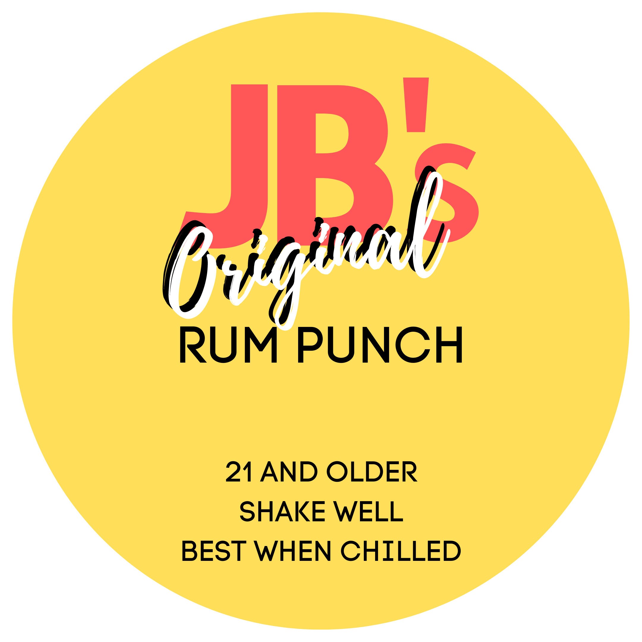 Jb's Original Rum Punch - Etsy
