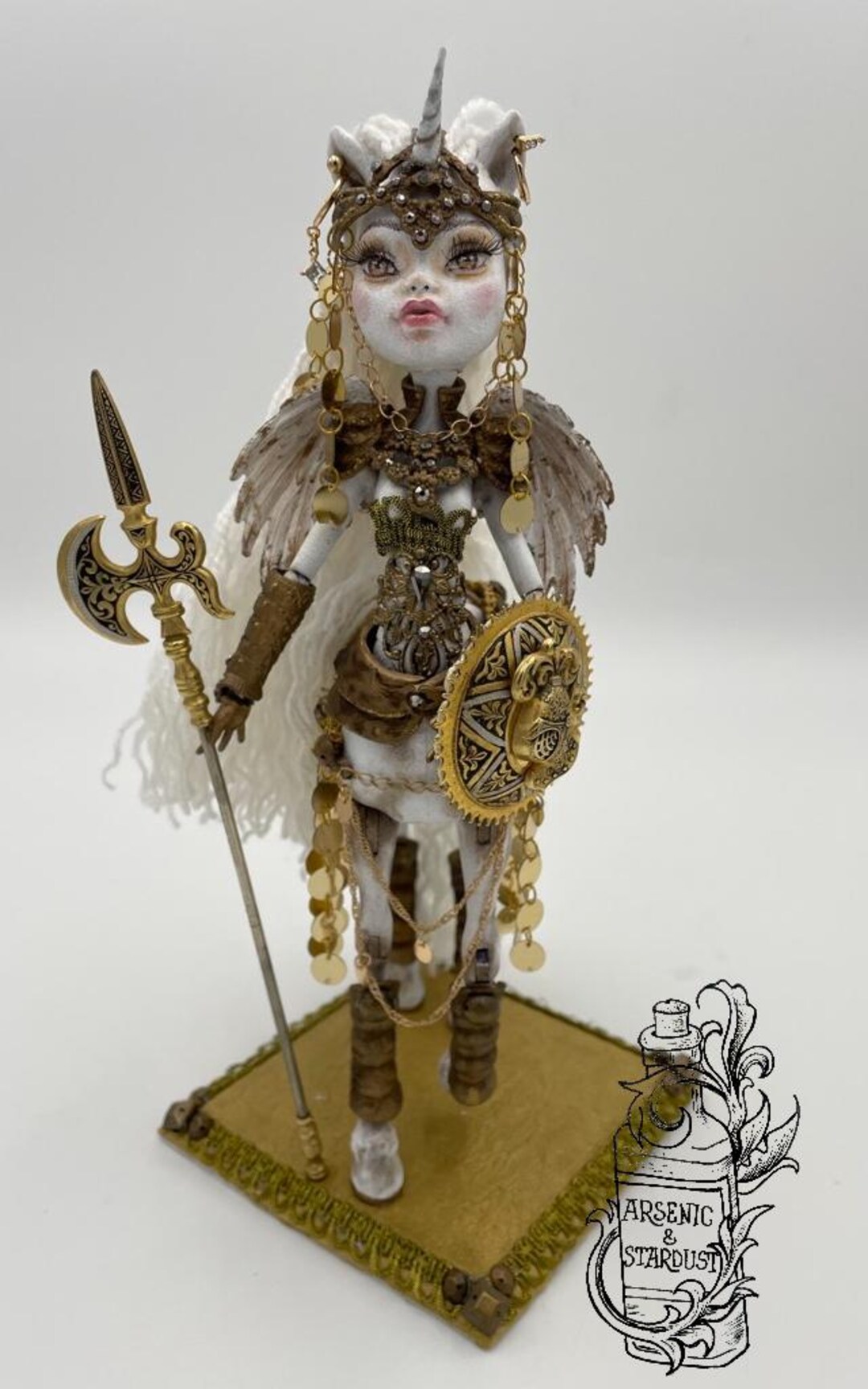 BELINDA Doll Figurine Monster High OOAK Repaint Custom - Etsy