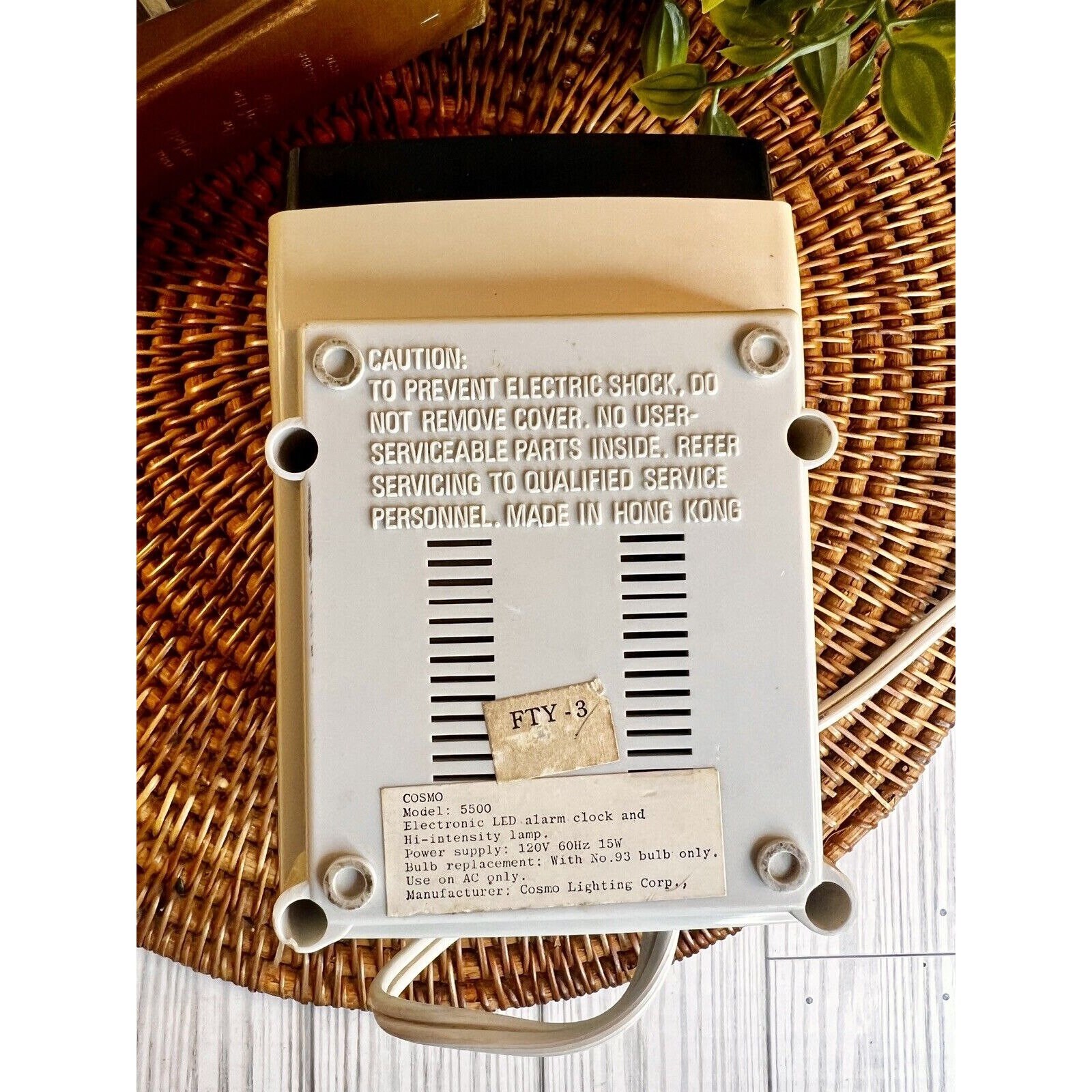 Cosmo Time Desk Alarm Clock Lamp Light Model 5500A - Etsy