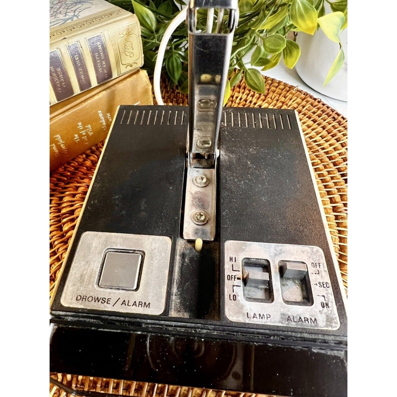 Cosmo Time Desk Alarm Clock Lamp Light, Model 5500A, Tested/works ...