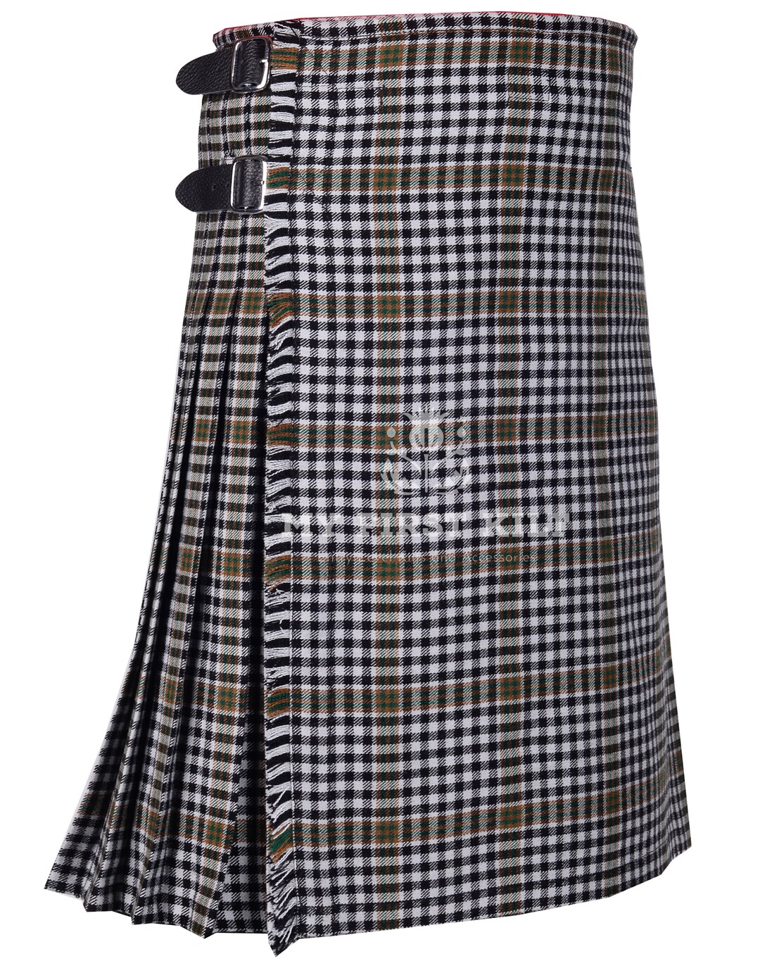 Burns Tartan Scottish 8 Yard Kilt Highland Games Kilt 13 Oz Tartan Kilts for Men Made to Order ...