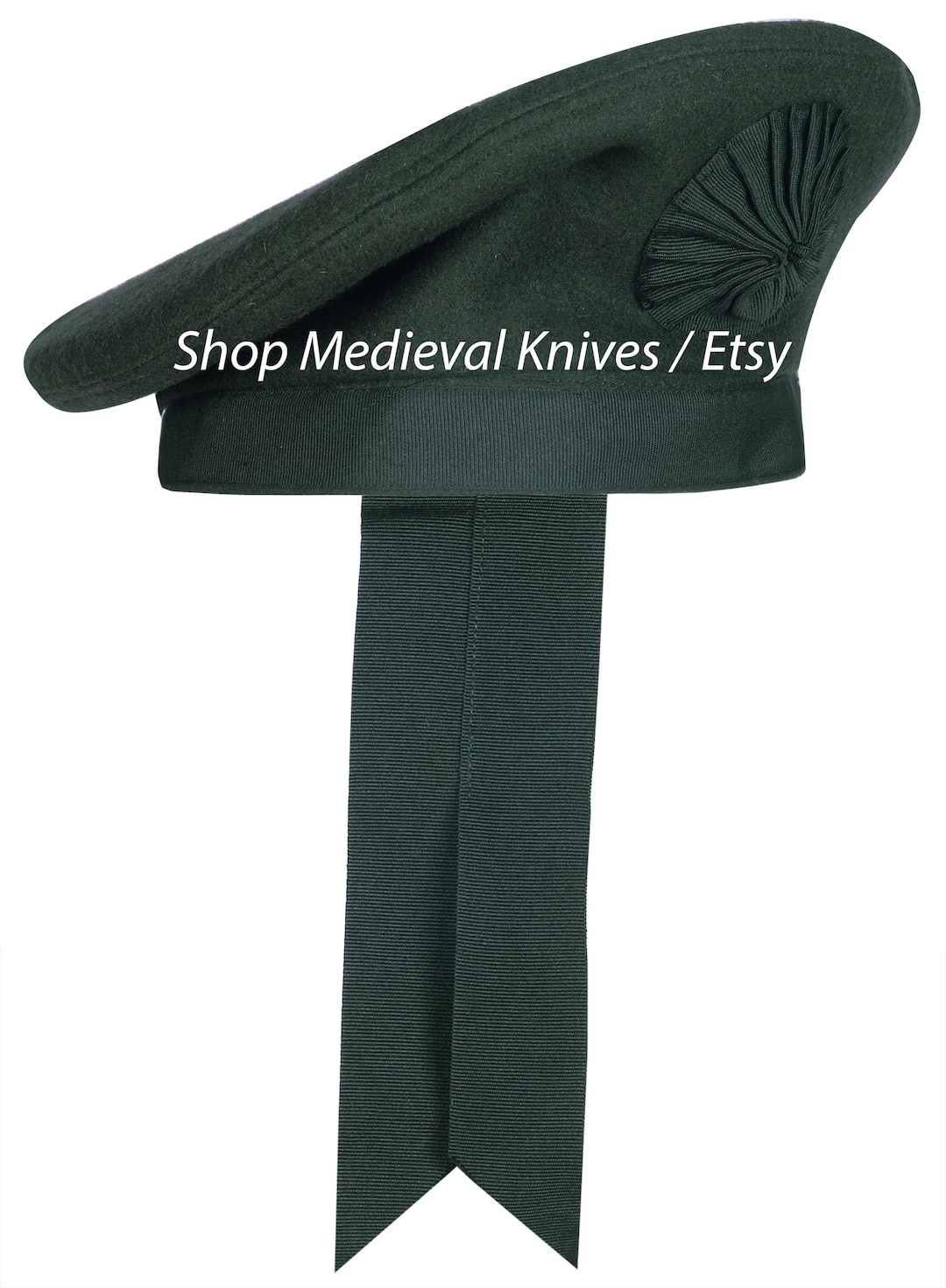 Irish Caubeen Cap - 100% Wool Irish Military Bonnet Hat - Made to Order ...