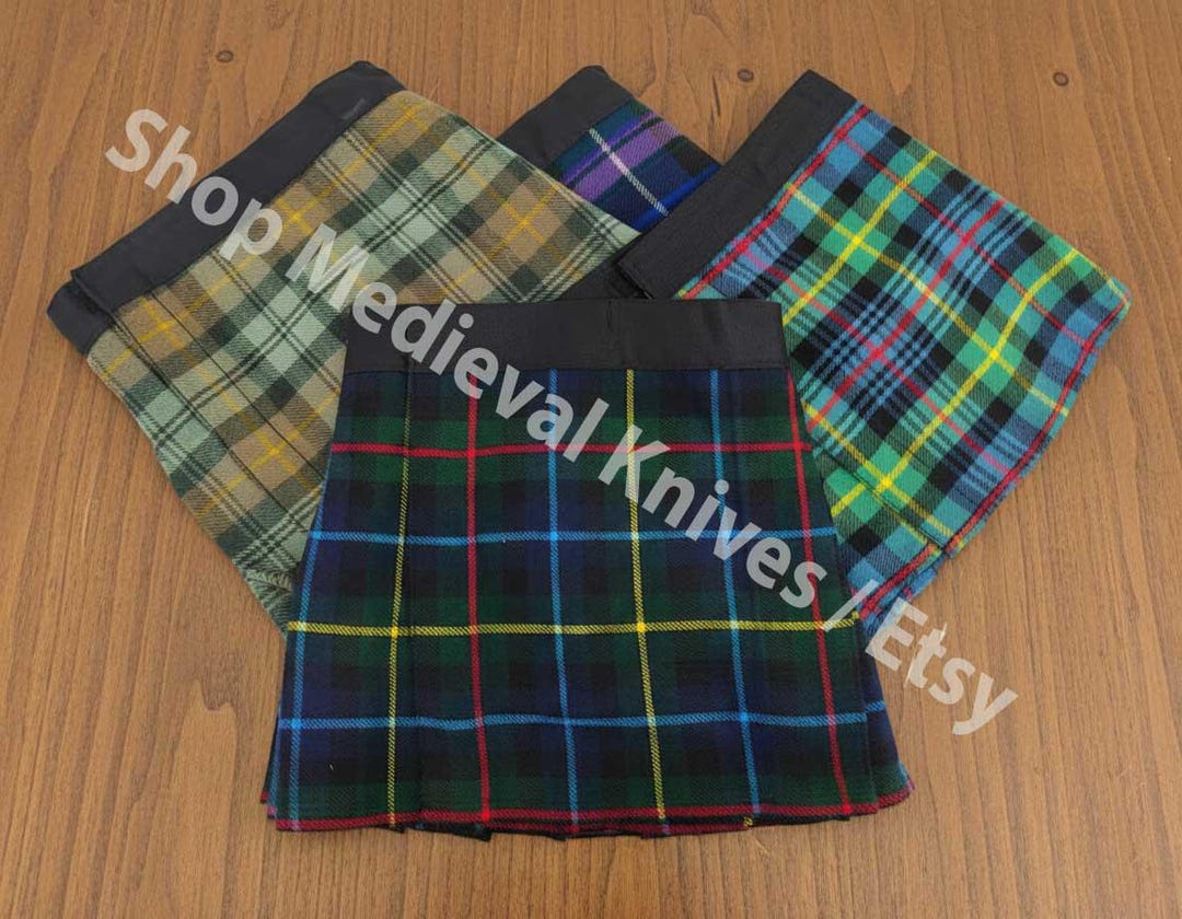 Scottish Tartan Kilts for Children - Premium Hand Stitched - Child Size ...