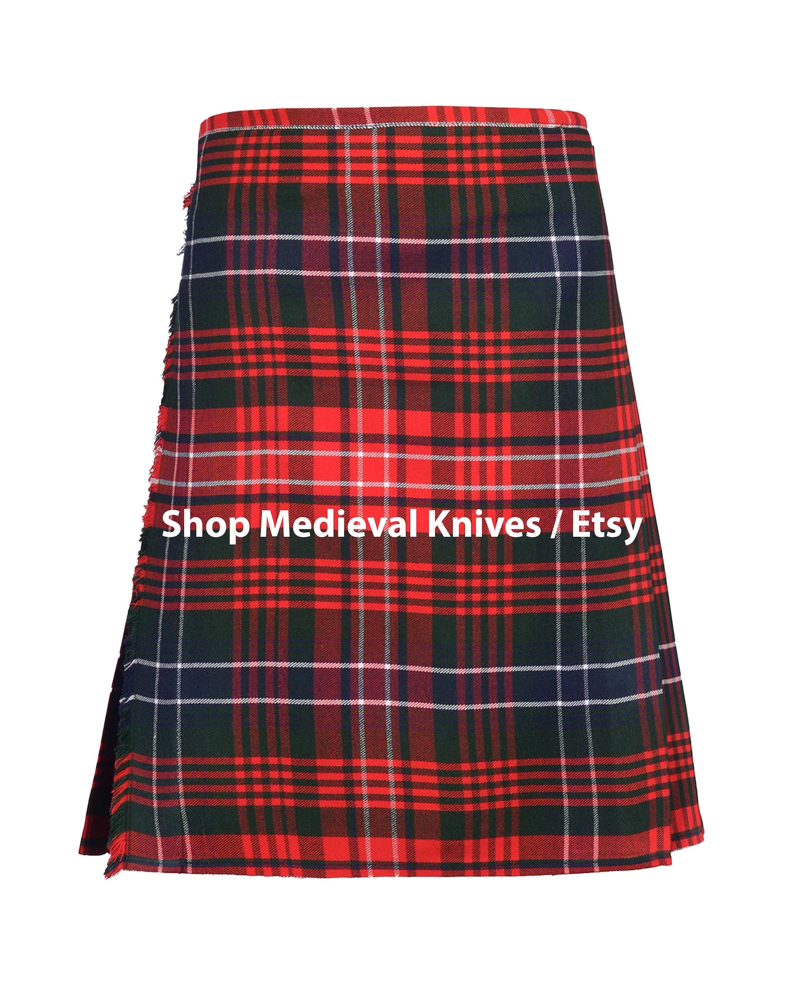 Traditional Scottish Tartan 8 Yard Kilt | Highlander Kilt for Men ...