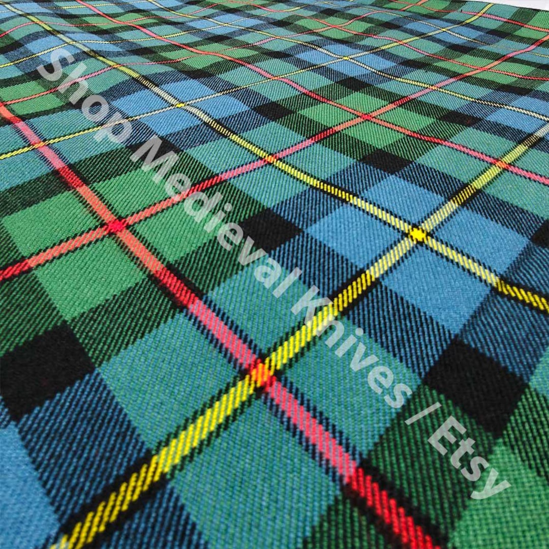 Macleod of Harris Ancient Tartan Fabric - 16 Oz Acrylic Scottish Tartan ...