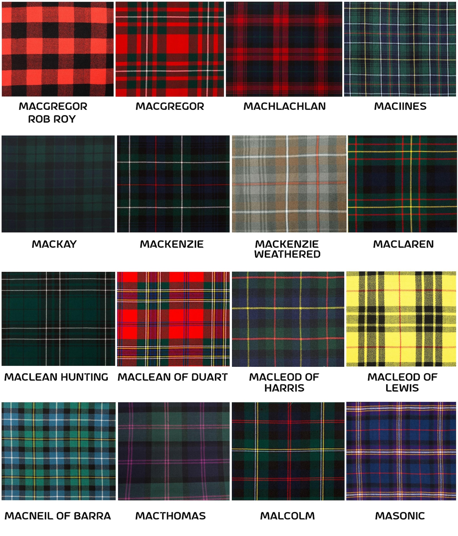 Scottish Tartan Great Kilt - Highlander Feileadh Mor - Great Kilt ...