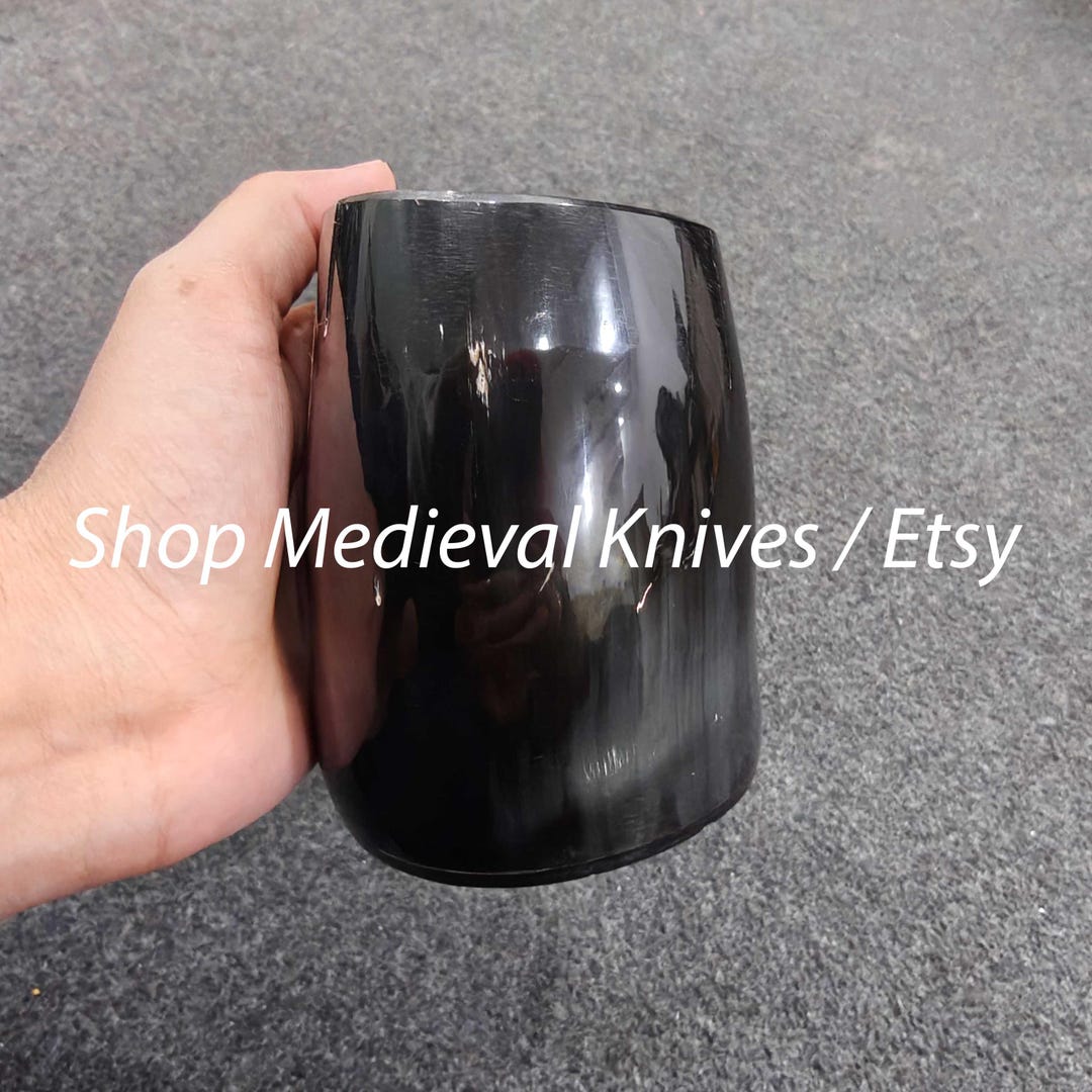 Scottish Authentic Handcrafted Buffalo Horn Mug | Viking Style Real ...