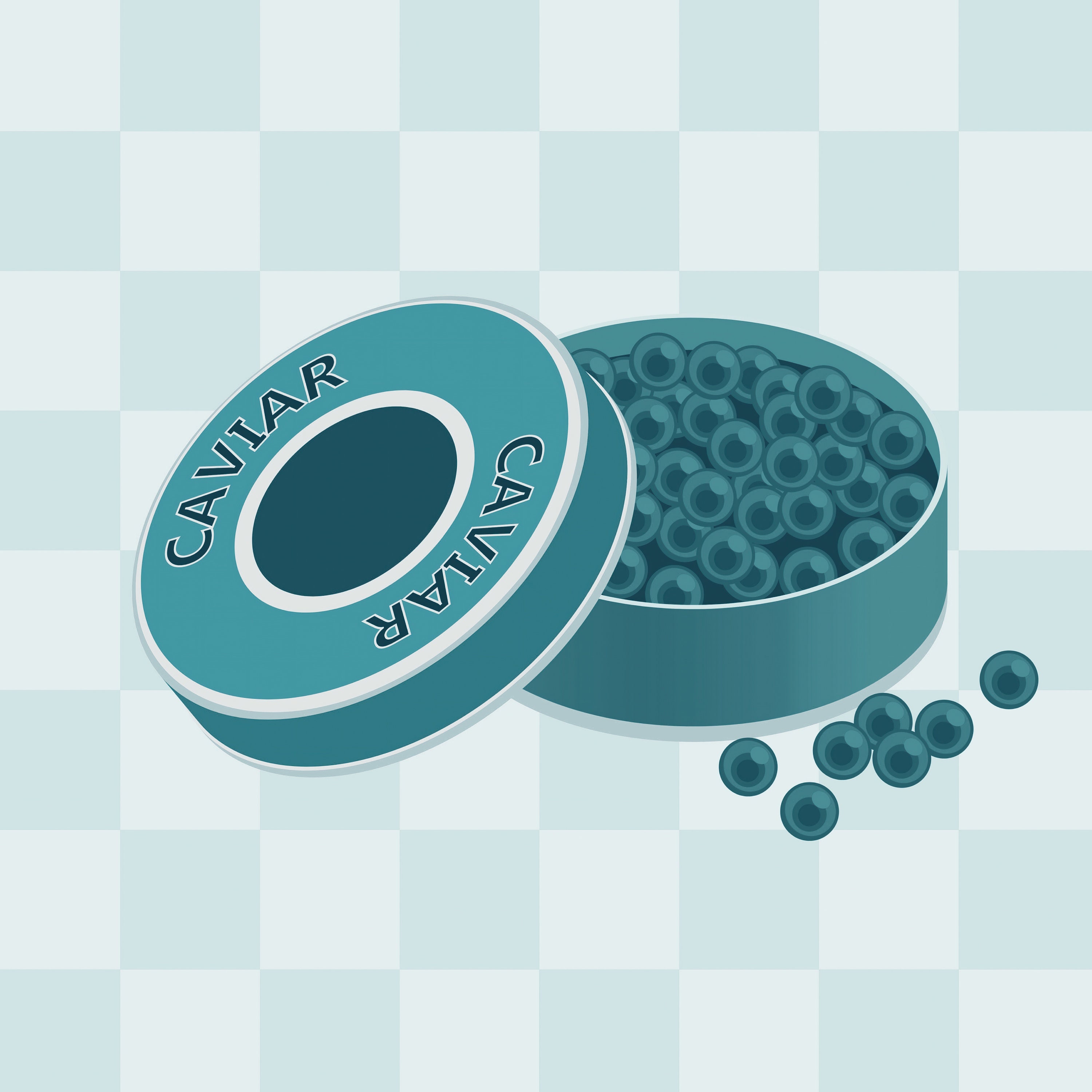 DIGITAL DOWNLOAD - Caviar Mid Century Modern Print - Etsy