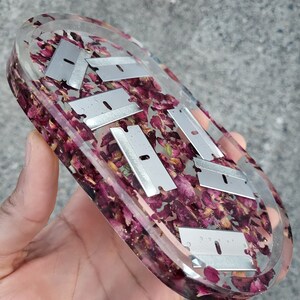 Roses and Razor Blades Oval Tray - Etsy