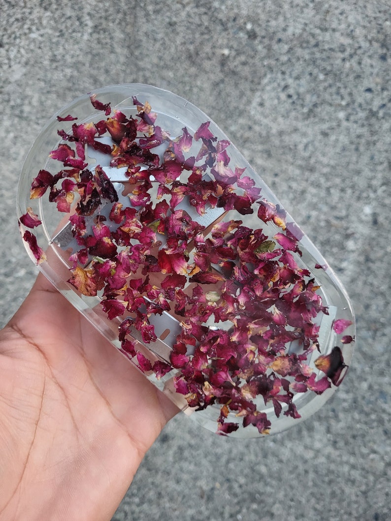 Roses and Razor Blades Oval Tray - Etsy