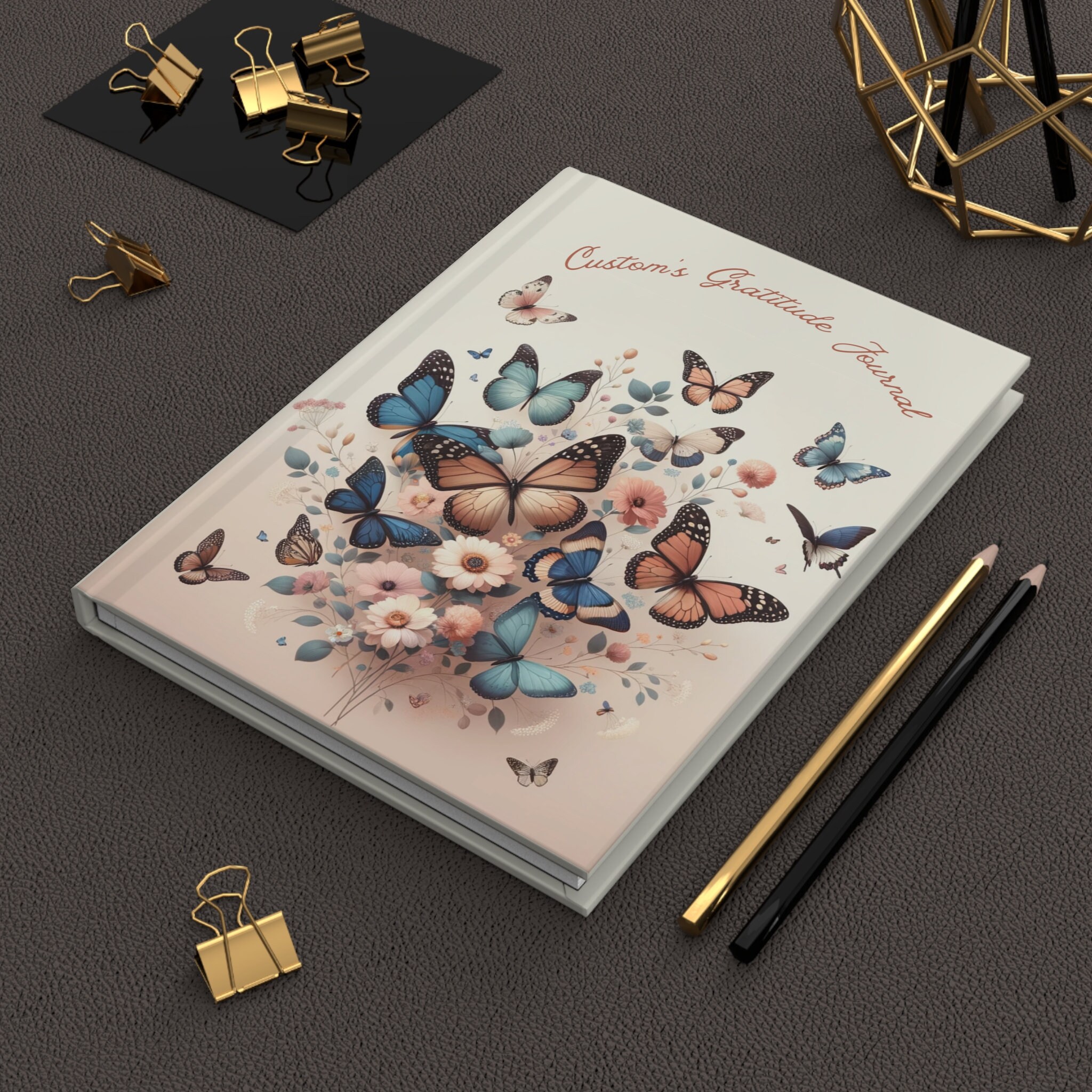 Butterflies & Blooms: Customizable Multi-purpose Journal - Etsy