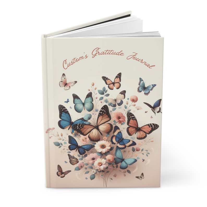 Butterflies & Blooms: Customizable Multi-purpose Journal - Etsy