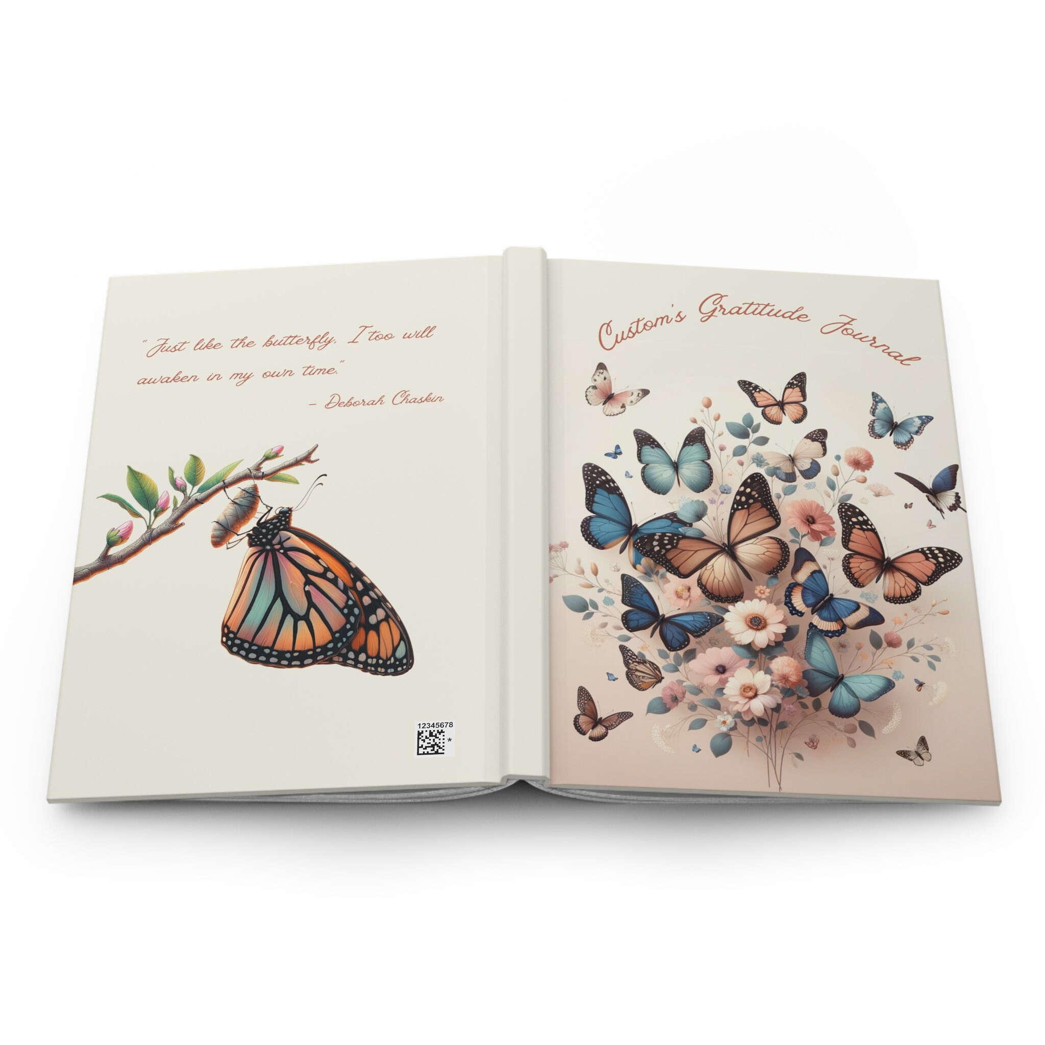 Butterflies & Blooms: Customizable Multi-purpose Journal - Etsy