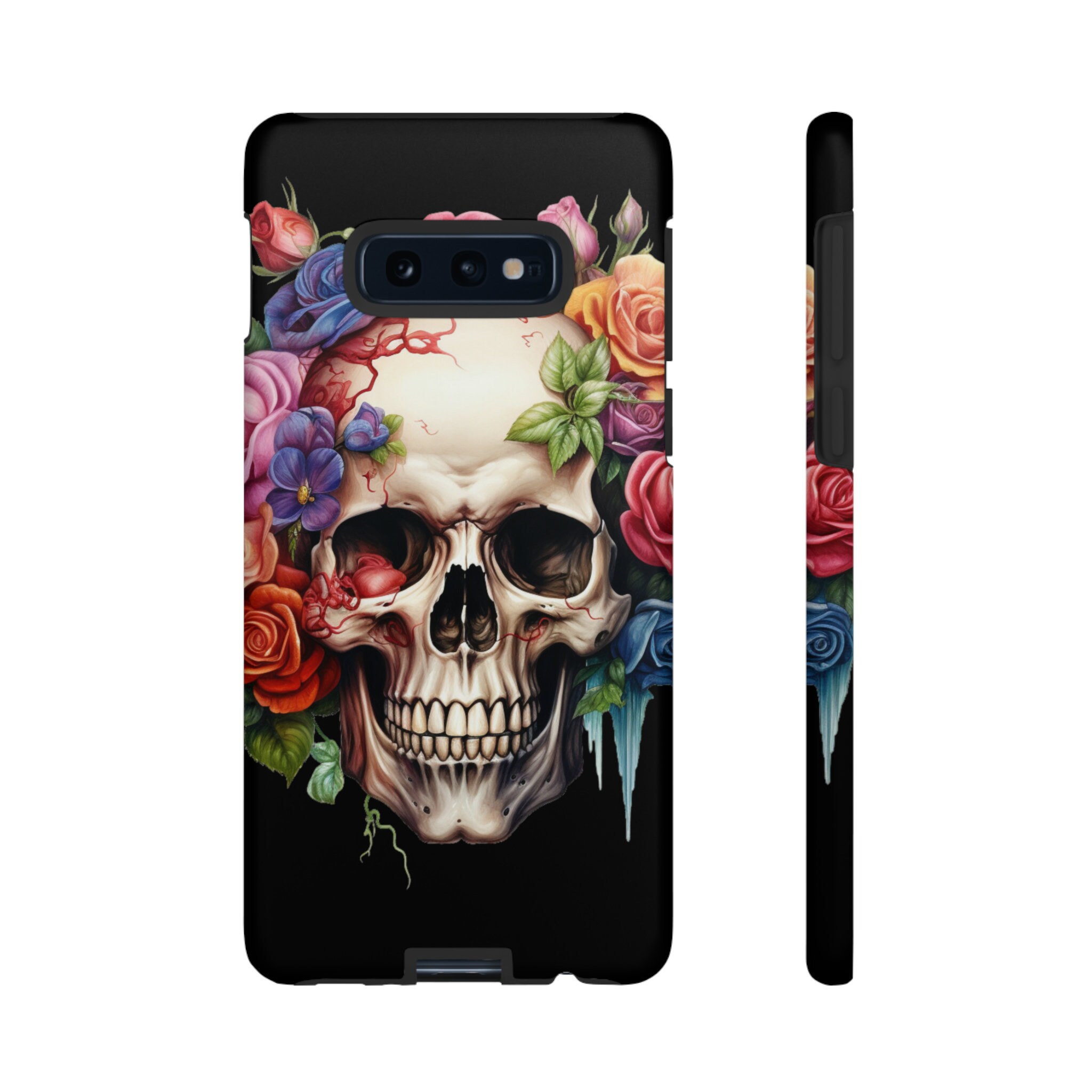 Mystical Floral Skull Phone Case - Etsy