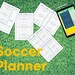 Soccer Digital Notebook Template Planner Soccer Coatch / Printable and ...