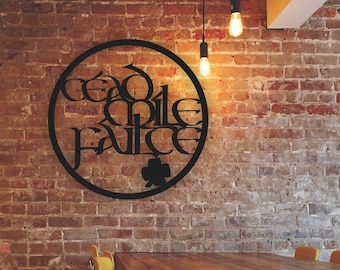 Gaelic Welcome Sign - Etsy