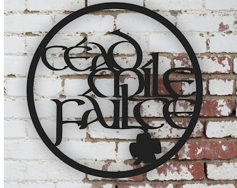 CEAD MILE FAILTE Wall Sign - Etsy