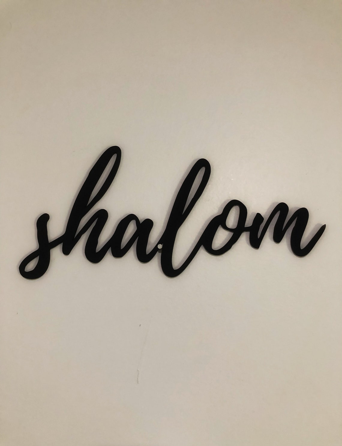 Shalom Sign / Peace Word Wall Art / Country Home Decor | Etsy