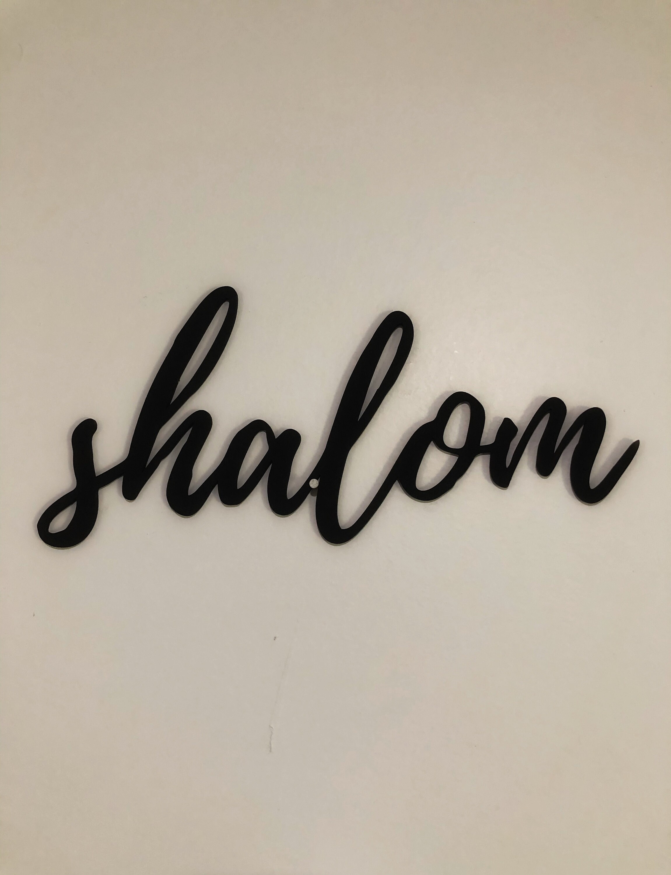 Shalom Sign / Peace Word Wall Art / Country Home Decor | Etsy