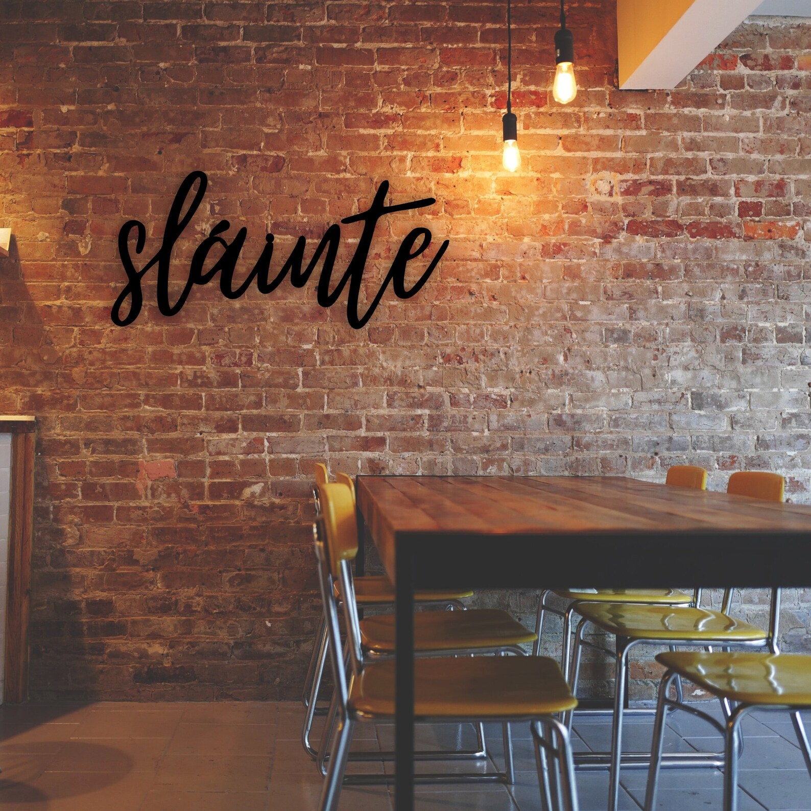 Slainte Sign/ Irish Toast/ Gaelic Pub Sign/ Cheers in Irish or - Etsy