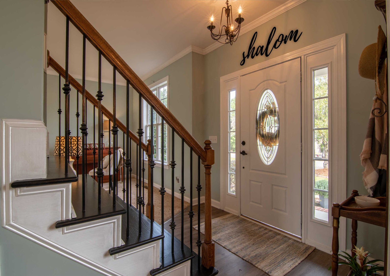 Shalom Sign / Peace Word Wall Art / Country Home Decor | Etsy