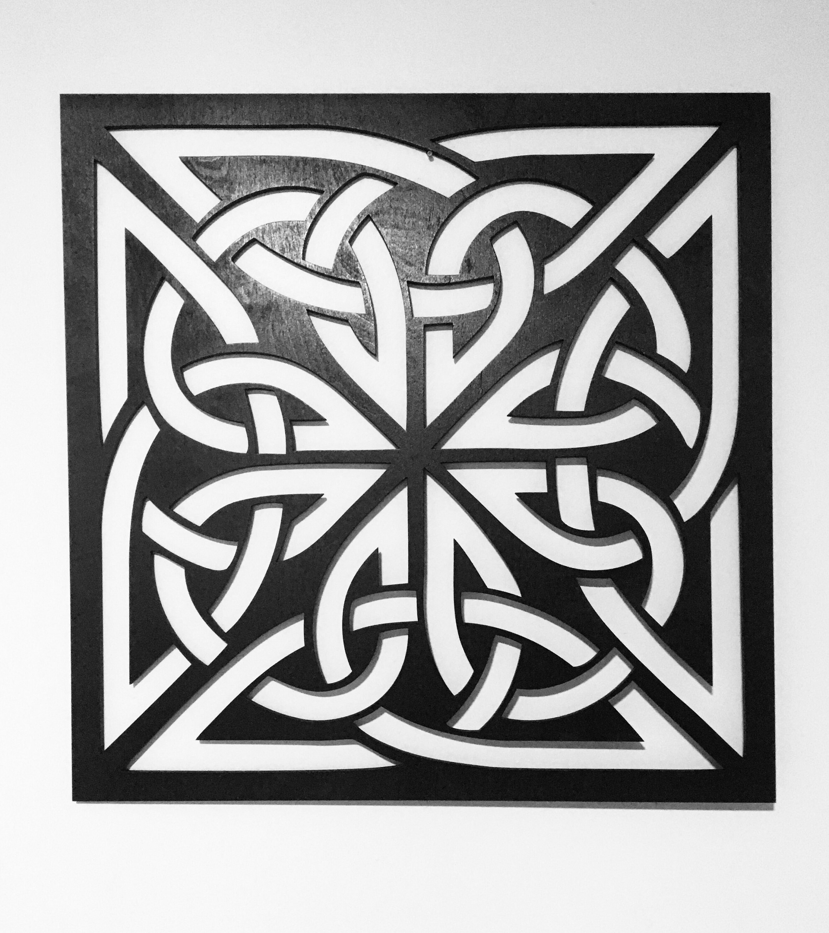 Celtic Knot Decor/ Entwined Celtic Love Knot Wall Art/ Irish - Etsy