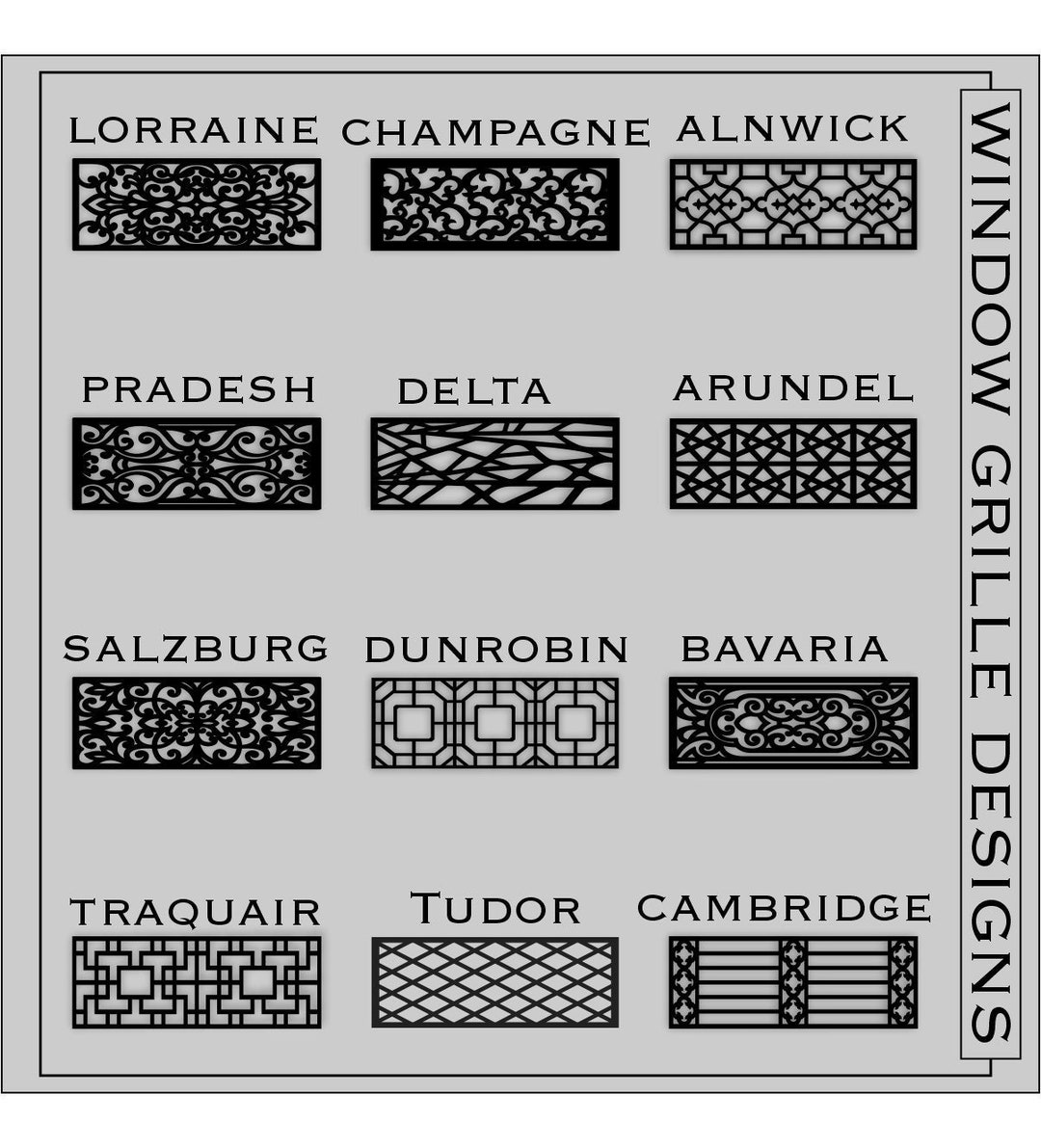 Decorative Wood Window Grille: Transom Insert - Etsy