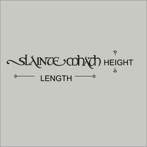 Sláinte Mhath Wood Sign: Irish Gaelic Cheers Wall Decor - Etsy