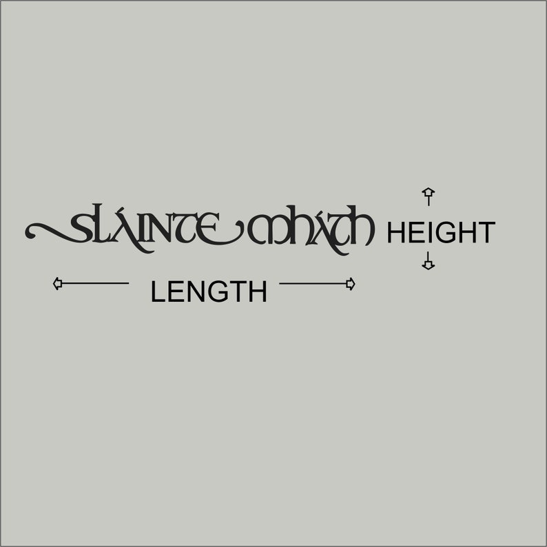 Sláinte Mhath Wood Sign: Irish Gaelic Cheers Wall Decor - Etsy