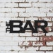 Bar Sign/ Large Word Decor/ Home Bar Sign/ Wooden Bar Sign / Man Cave ...