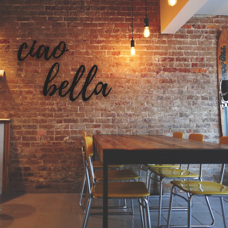 Ciao Bella Sign / Fashion Wall Art / Home Wall Decor / Fashion - Etsy