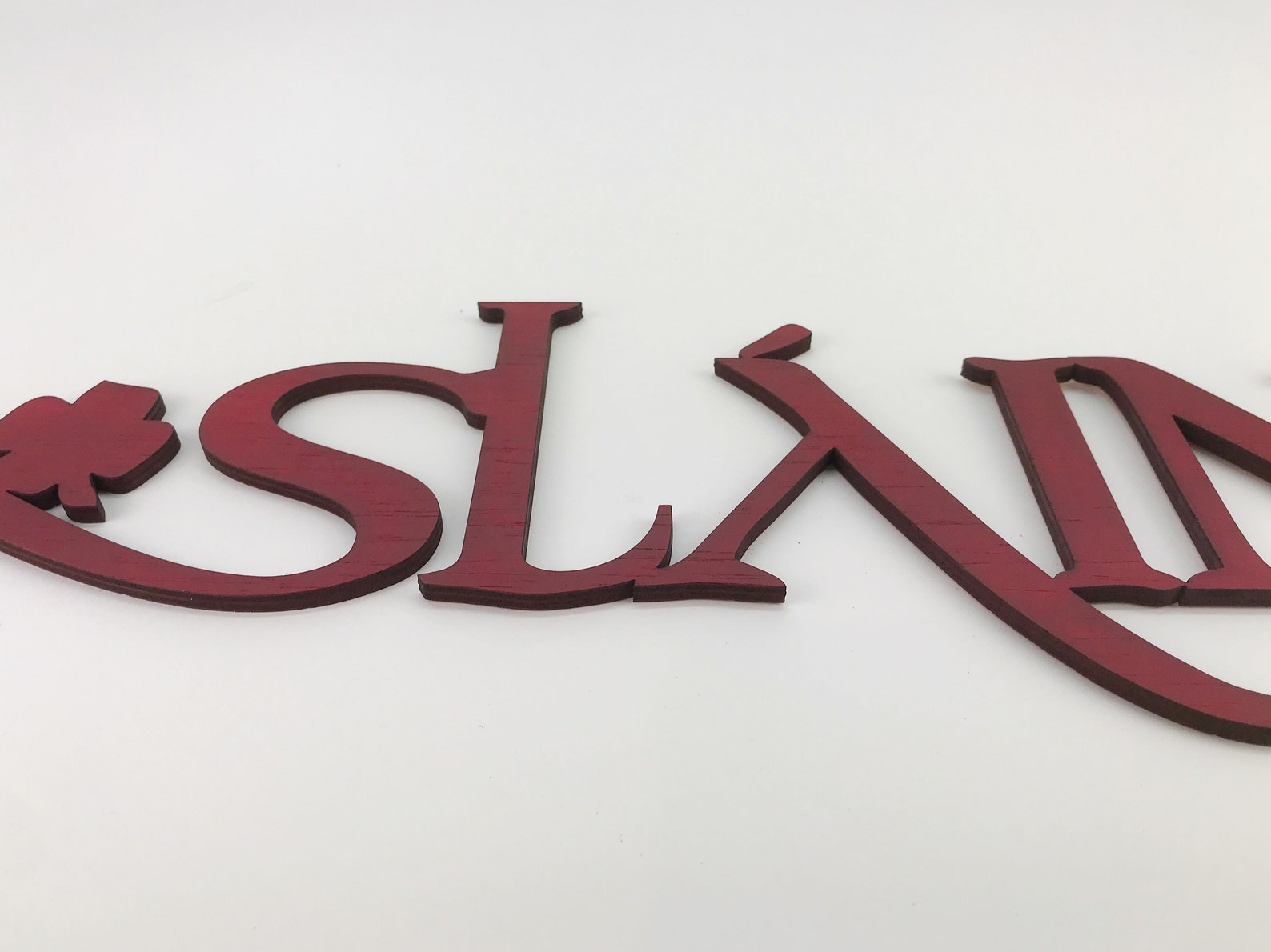 Slainte W/ Shamrock Bar Sign/ Irish Gaelic Cheers to Good - Etsy