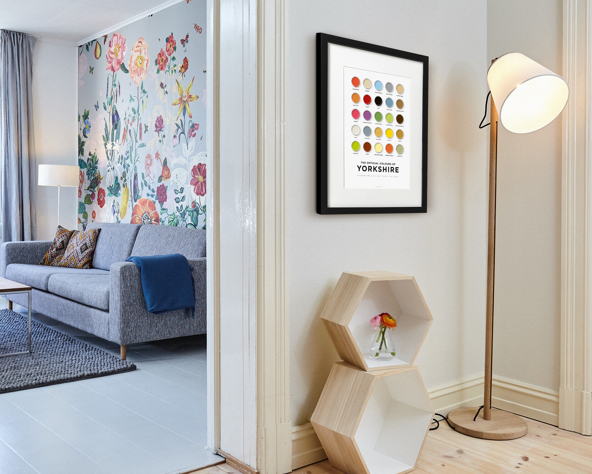 Art Print 'the Official Colours of Yorkshire '/ - Etsy