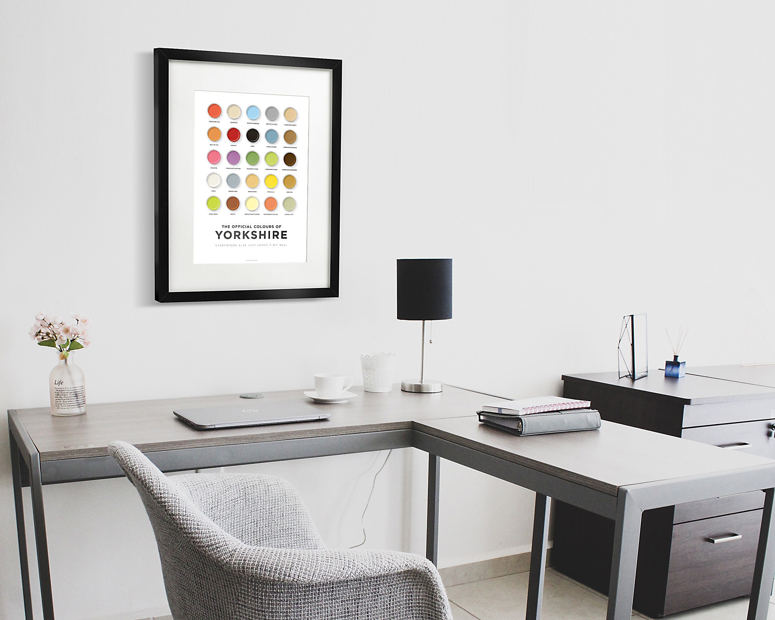 Art Print 'the Official Colours of Yorkshire '/ - Etsy