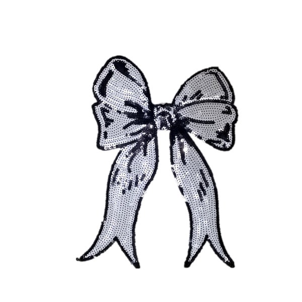 Sequin Bows Iron on Patch - Etsy