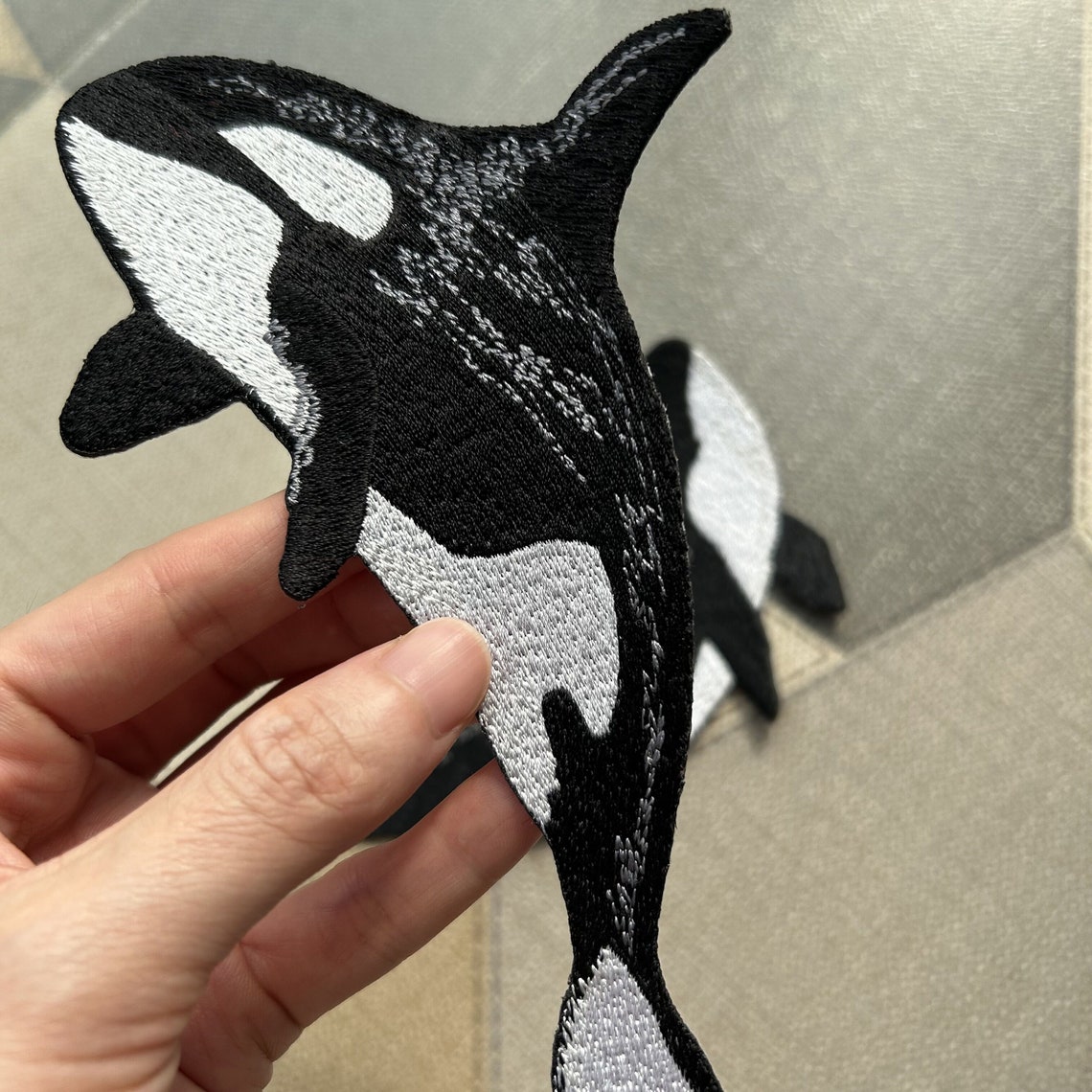 Iron on Killer Whale Patch Embroidered PATCH Embroidery - Etsy
